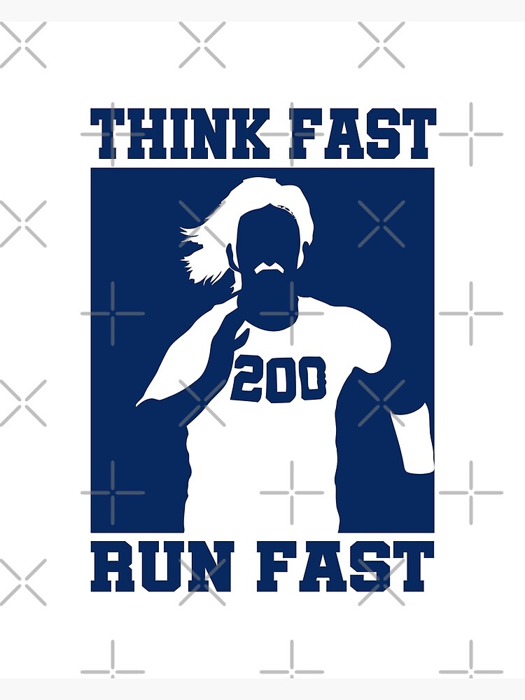"Chad Powers, Chad Powers Think Fast Run Fast" Poster for Sale by ...