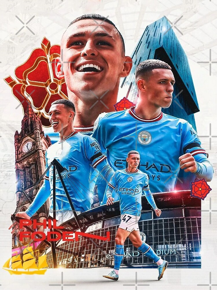 "PHIL FODEN ⭐⭐⭐⭐⭐" Sticker for Sale by Baptise-Hayden | Redbubble