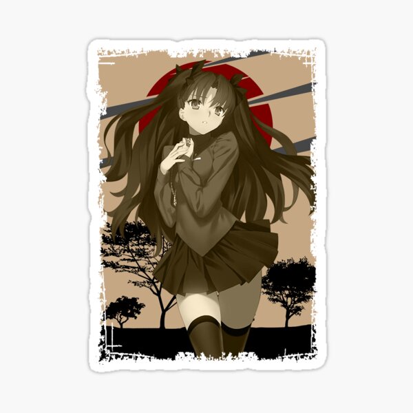 "Day Gift Visual Rin Novels Tohsaka Funny Fans" Sticker for Sale by ...