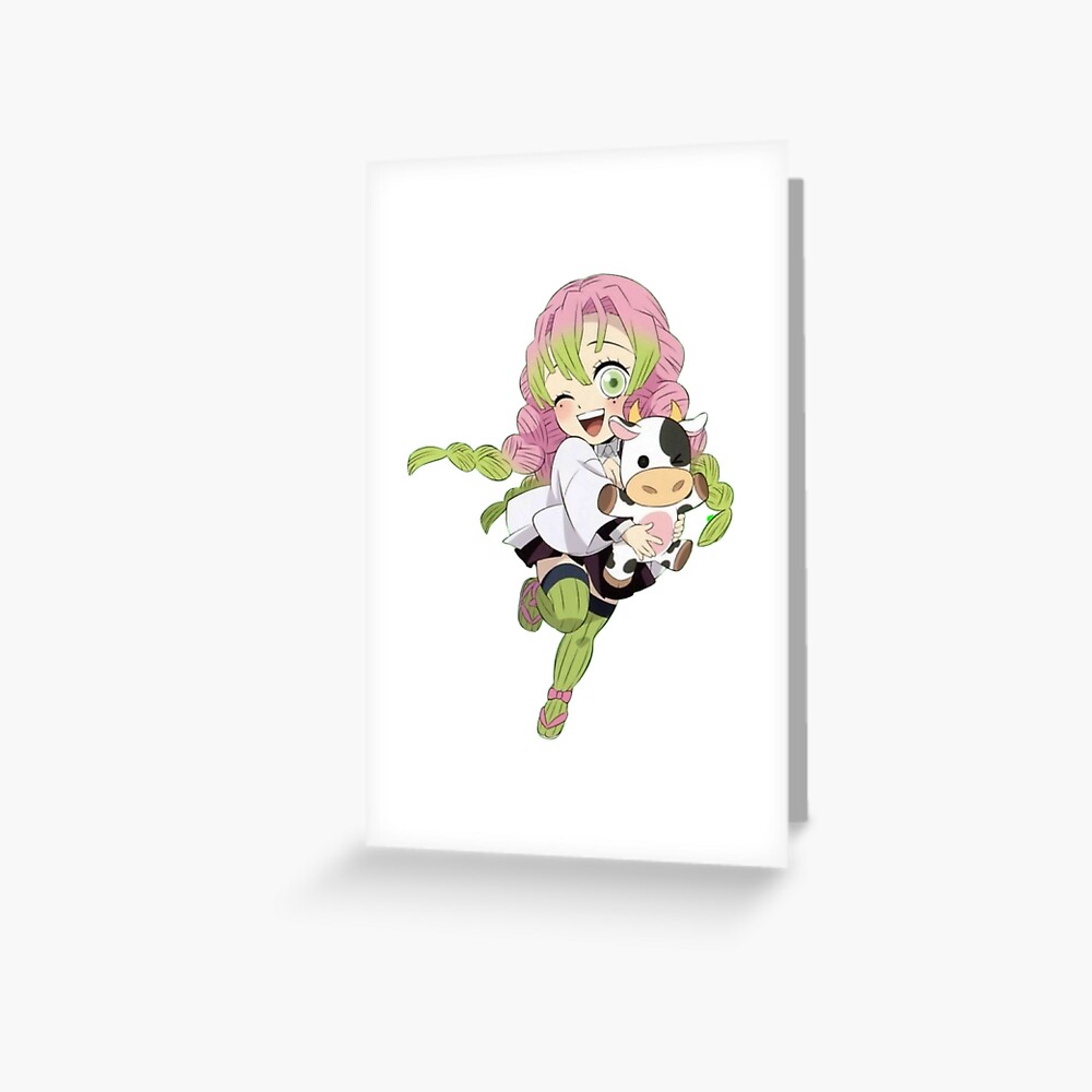 "anime Mitsuri Kanroji-demon slayer" Greeting Card for Sale by ...