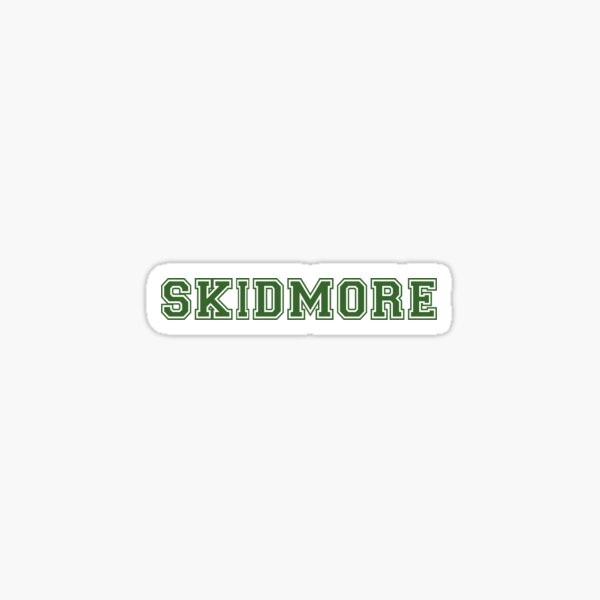 "Skidmore" Sticker by sorasicha | Redbubble