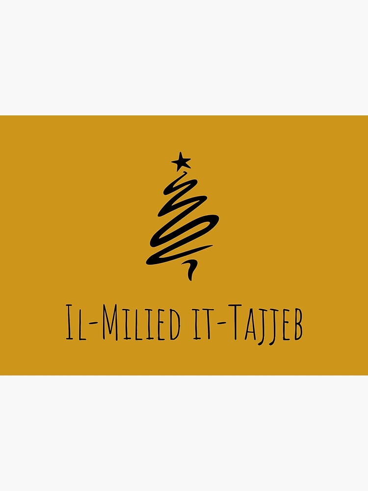 Póster « Il-Milied it-Tajjeb (feliz Navidad en maltés) Navidad maltesa ...