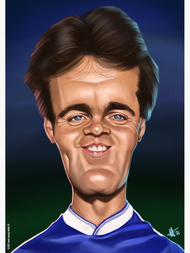 "Glasgow Rangers David Cooper Caricature" Sticker for Sale by ...
