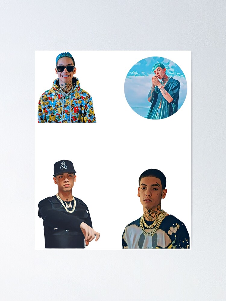 "Natanael Cano Sticker Pack " Poster for Sale by loyalistwhiz | Redbubble