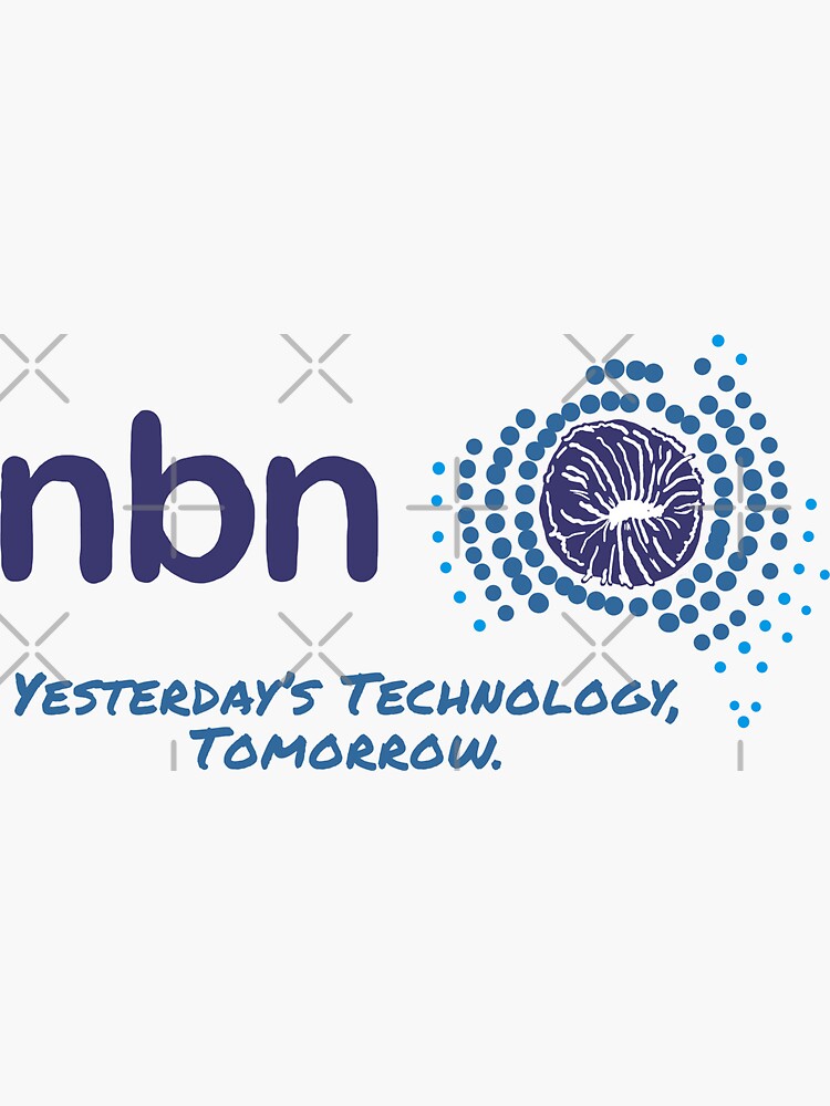 "NBN" Sticker for Sale by strayastickers | Redbubble