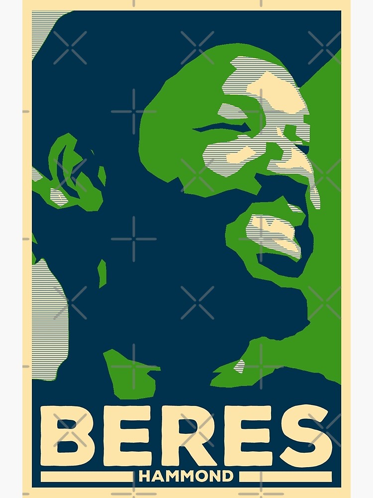 Póster «Iconos de Jamaica | Beres Hammond | cartel de la ESPERANZA ...