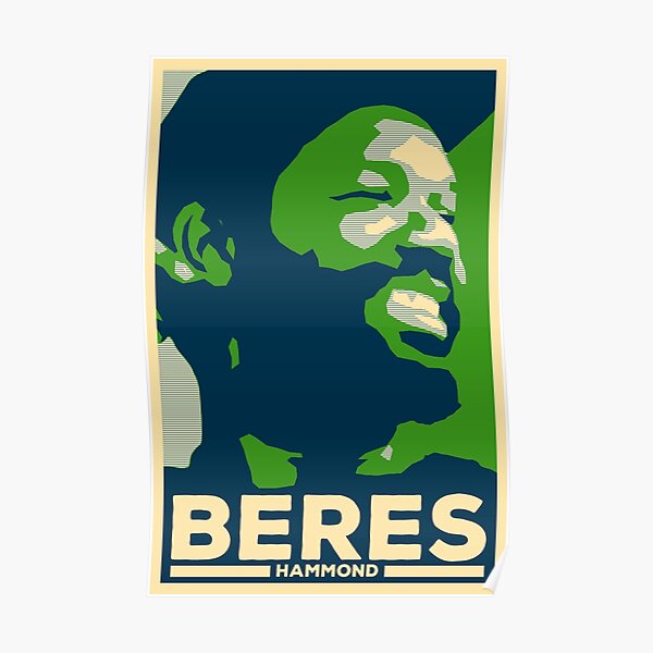 Póster «Iconos de Jamaica | Beres Hammond | cartel de la ESPERANZA ...