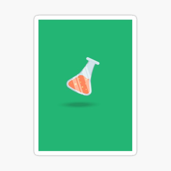 "chemical flask" Sticker for Sale by wa2022 | Redbubble