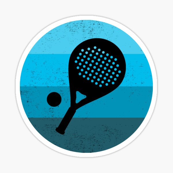 "Padel, funny Padel, Padel vintage retro, Padel lover" Sticker for Sale ...