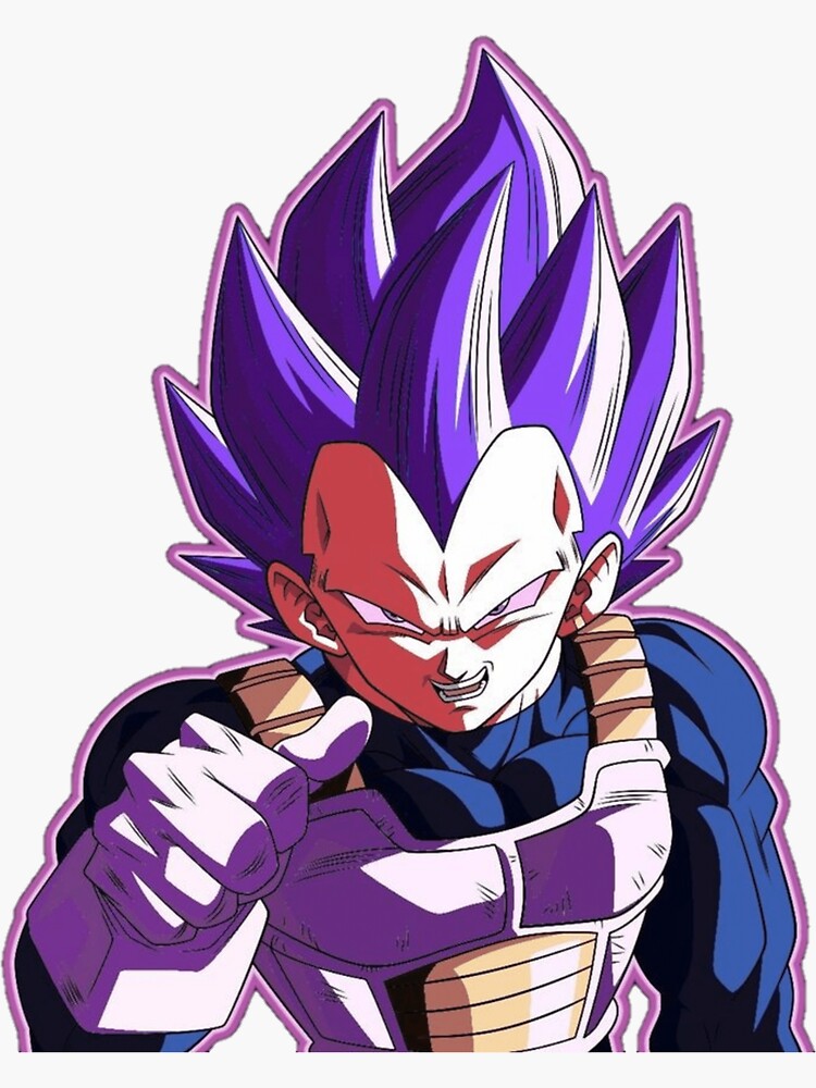 "Vegeta ultra ego" Sticker for Sale by ZORO-DESIGN | Redbubble