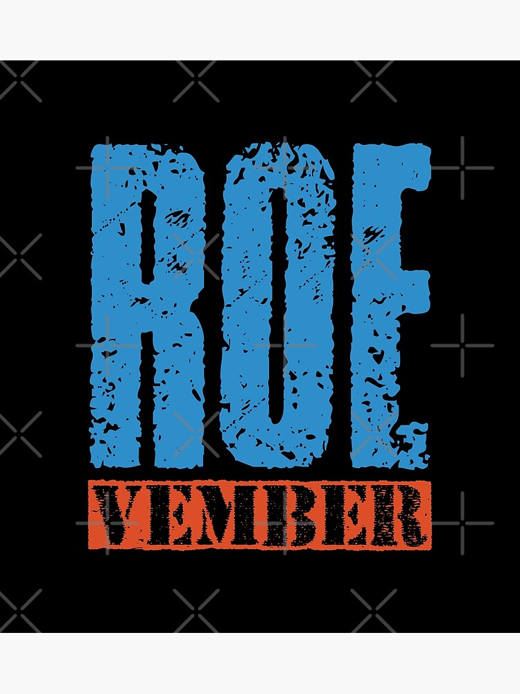 "Roevember -Vintage Retro Text" Poster for Sale by James-Apinardo ...