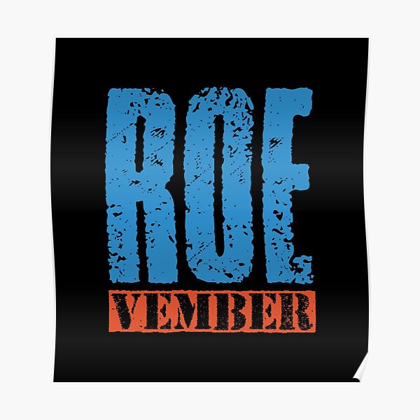 "Roevember -Vintage Retro Text" Poster for Sale by James-Apinardo ...