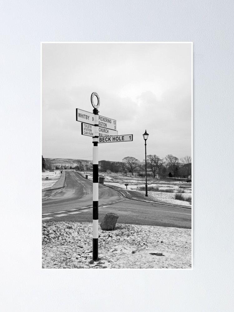 "Pointing the Way, Goathland Signpost" Poster by RodJohnson | Redbubble