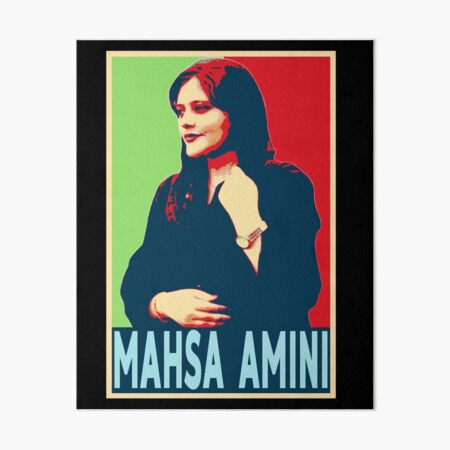 "Mahsa Amini #mahsaamini" Art Board Print for Sale by minduanderjxb28 ...