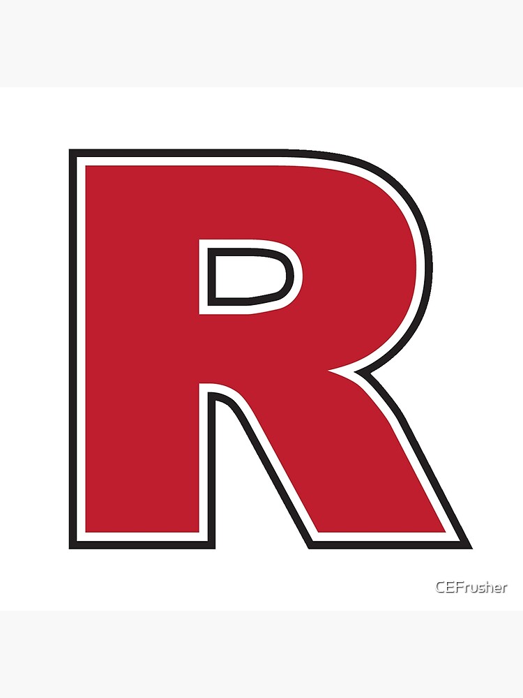 Lámina artística «Letra roja R» de CEFrusher | Redbubble