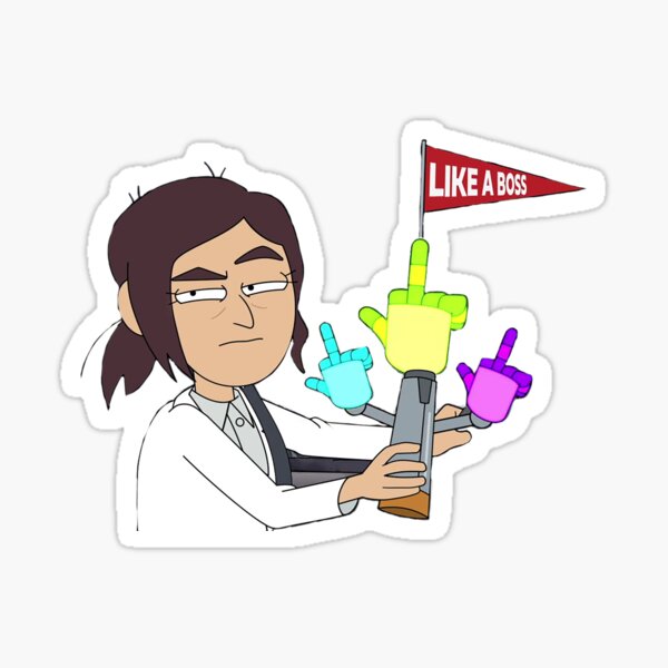 "Reagan Ridley - LIKE A BOSS - Inside Job" Sticker for Sale by Hoomura ...