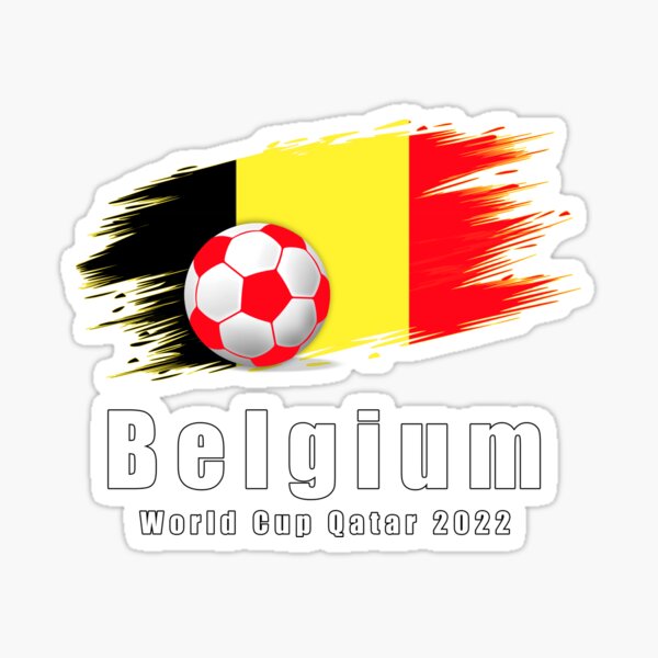 "FIFA World Cup 2022 Belgium" Sticker for Sale by kenuli | Redbubble