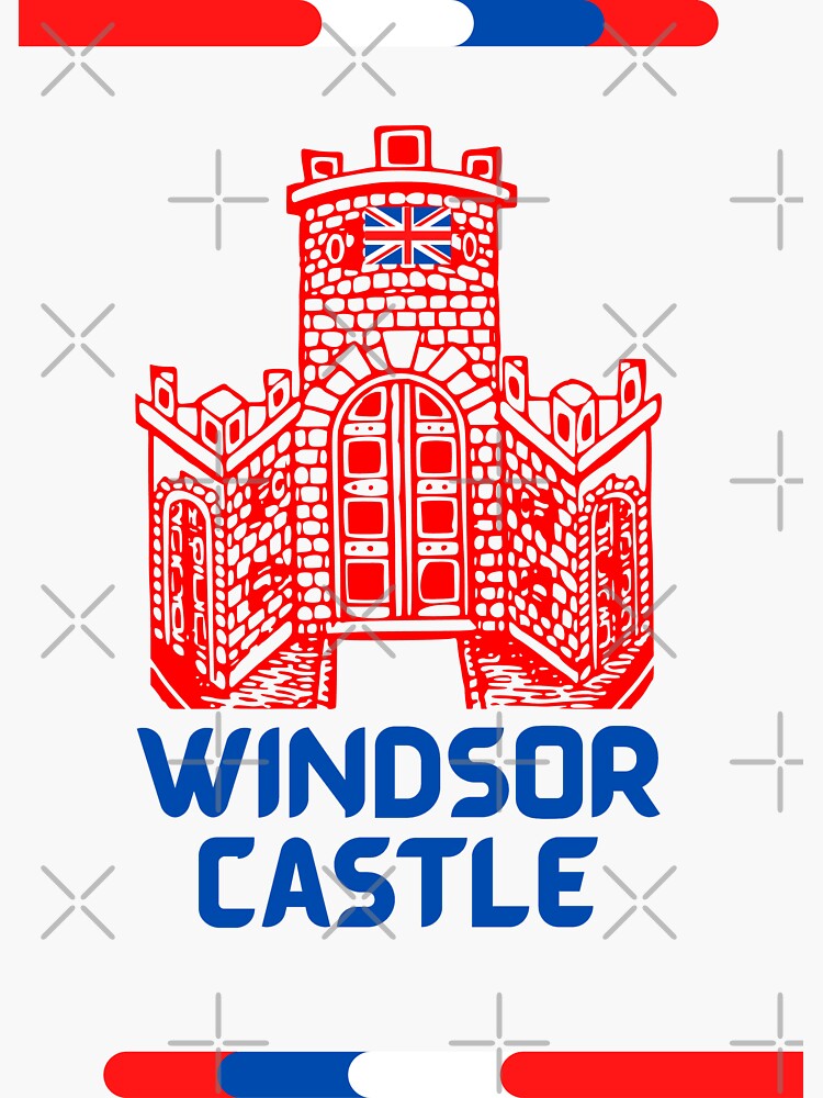 "windsor castle" Sticker for Sale by imadbd99 | Redbubble