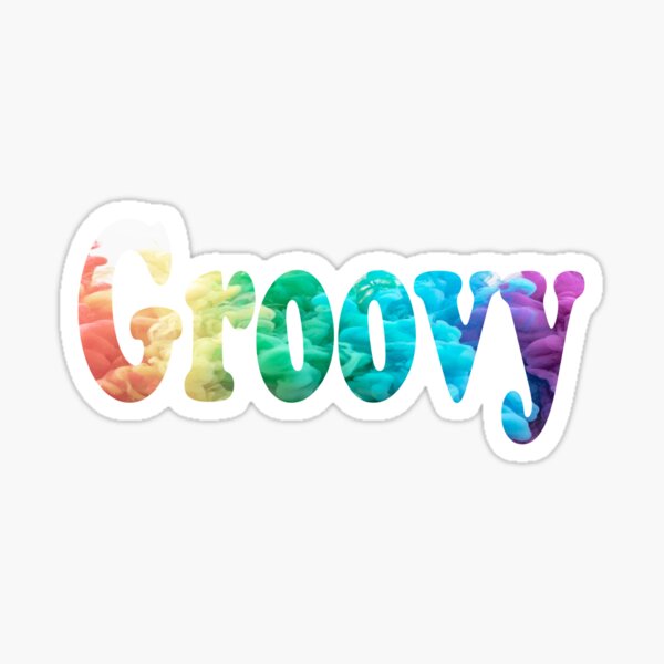 "Groovy" Sticker for Sale by spock987 | Redbubble