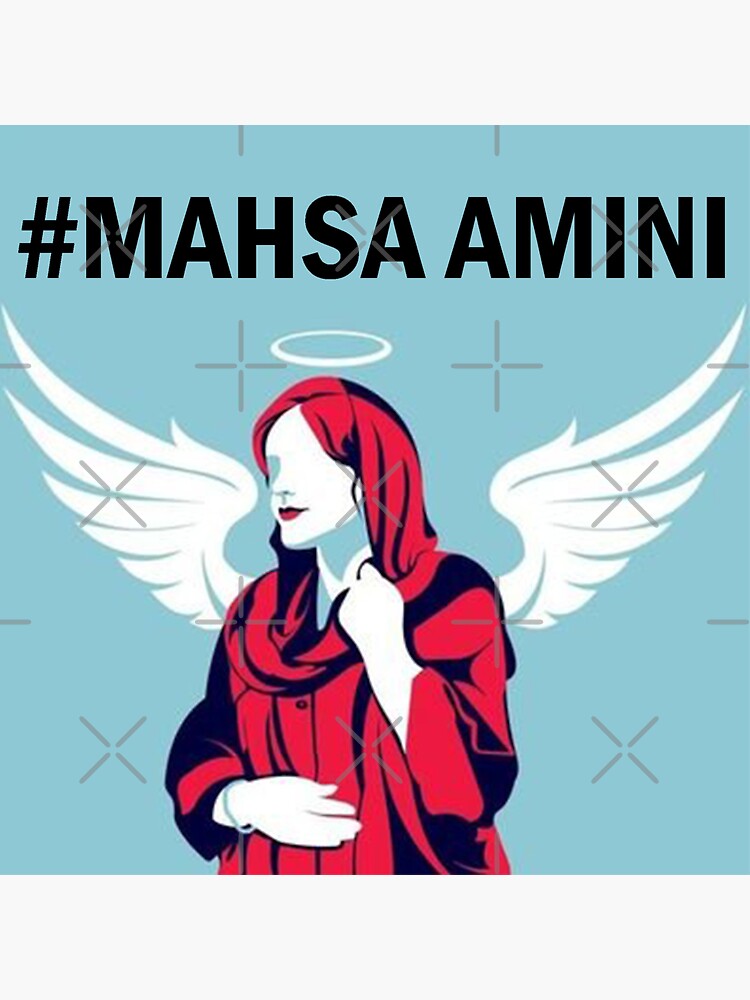 "Mahsaamini, MAHSAAMINI, Mahsa Amini, Iran" Sticker for Sale by HoTrend ...