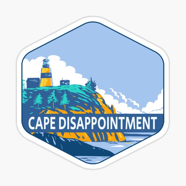 "Cape Disappointment Washington Souvenir" Sticker for Sale by Home ...
