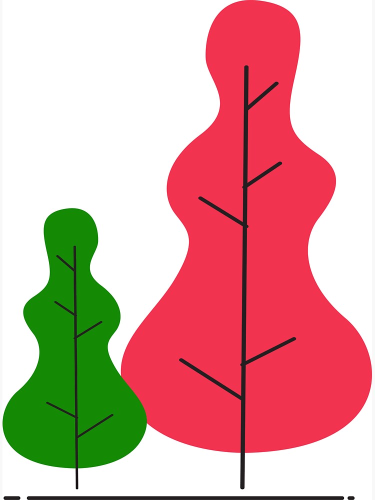 "Animated Trees" Sticker for Sale by wa2022 | Redbubble