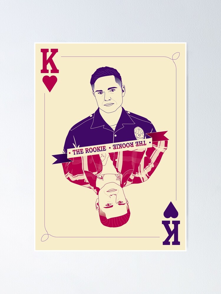 "Tim / Dim / Jake - King Playing Card | The Rookie" Poster for Sale by ...