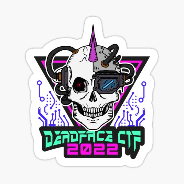 "DEADFACE CTF 2022" Sticker for Sale by syyntax | Redbubble
