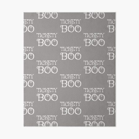 "TICKETY BOO at JaCorin" Art Board Print for Sale by JaCorin | Redbubble
