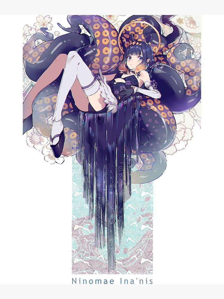 "HOLOLIVE Ninomae Ina'nis" Poster for Sale by Dock-store | Redbubble