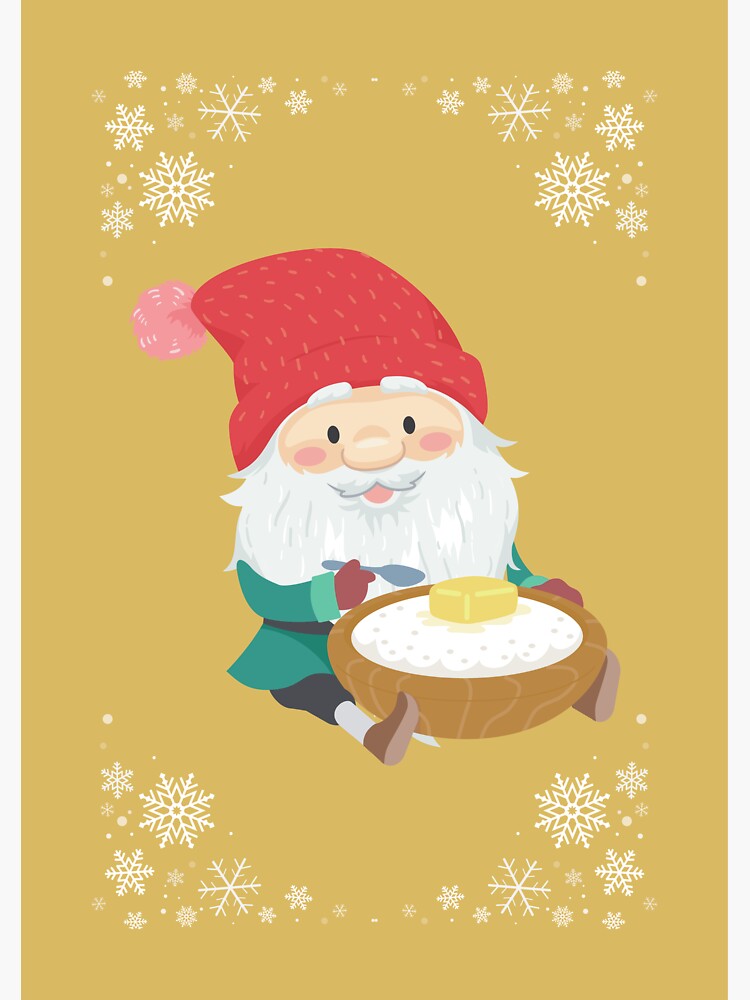 "Swedish Santa “Jultomten” with rice porridge "risgrynsgröt", Swedish ...