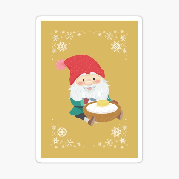 "Swedish Santa “Jultomten” with rice porridge "risgrynsgröt", Swedish ...