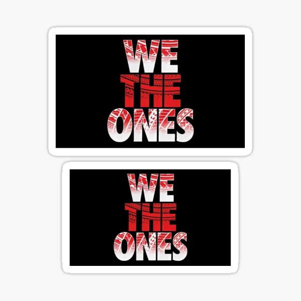 "The Usos We The Ones Tribal" Sticker for Sale by stacyfashion | Redbubble