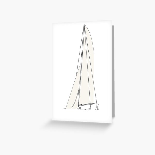 "Sailing - Formula 40 Trimaran " Greeting Card for Sale by seabreezeart ...