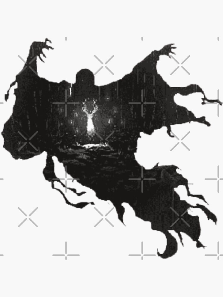 "Floating Spirit Wizard" Sticker for Sale by HarryMagicPlace | Redbubble