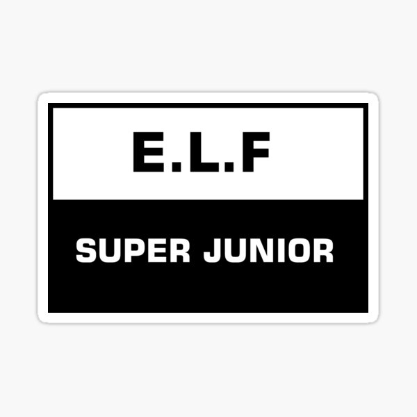 "super junior - elf" Sticker by dexta | Redbubble