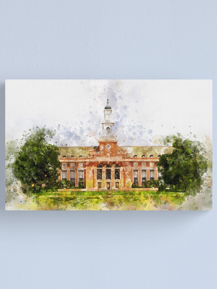 "Oklahoma State University Watercolor" Canvas Print by bcharvat | Redbubble