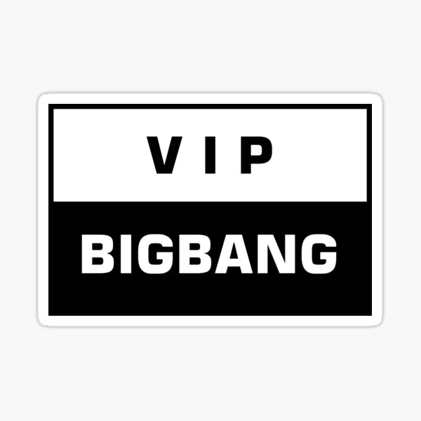 "VIP - Bigbang" Sticker for Sale by dexta | Redbubble