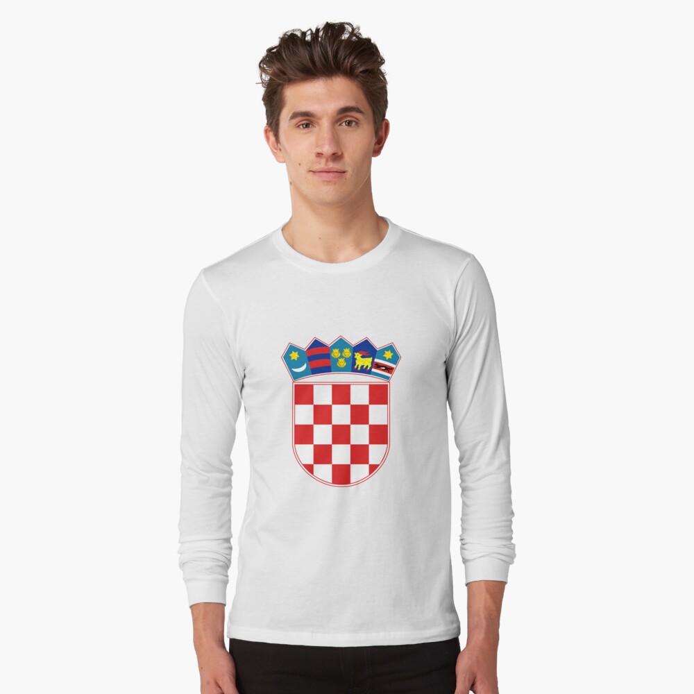 "Croatia Coat of Arms Badge Croatian Checkerboard Roundel" Sticker for ...