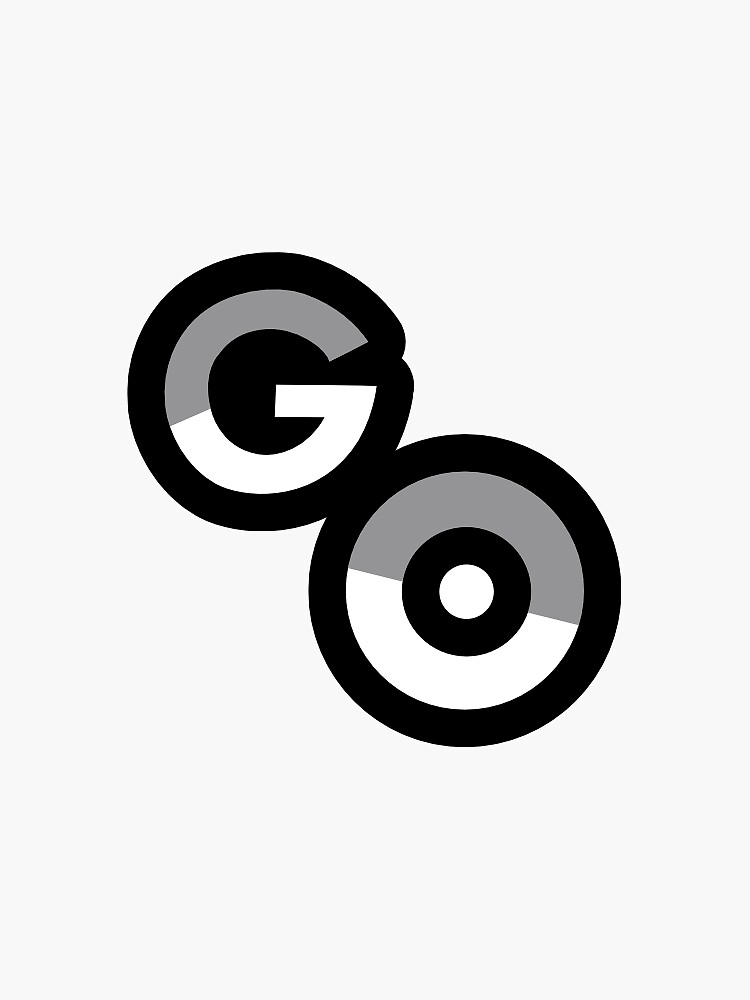 "Go Symbol" Sticker for Sale by soopermarii0 | Redbubble