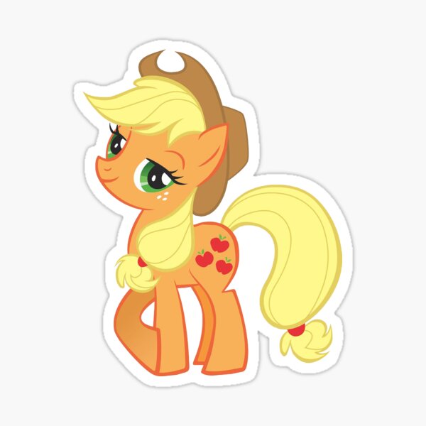 "AppleJack!" Sticker by AuraRinoa | Redbubble