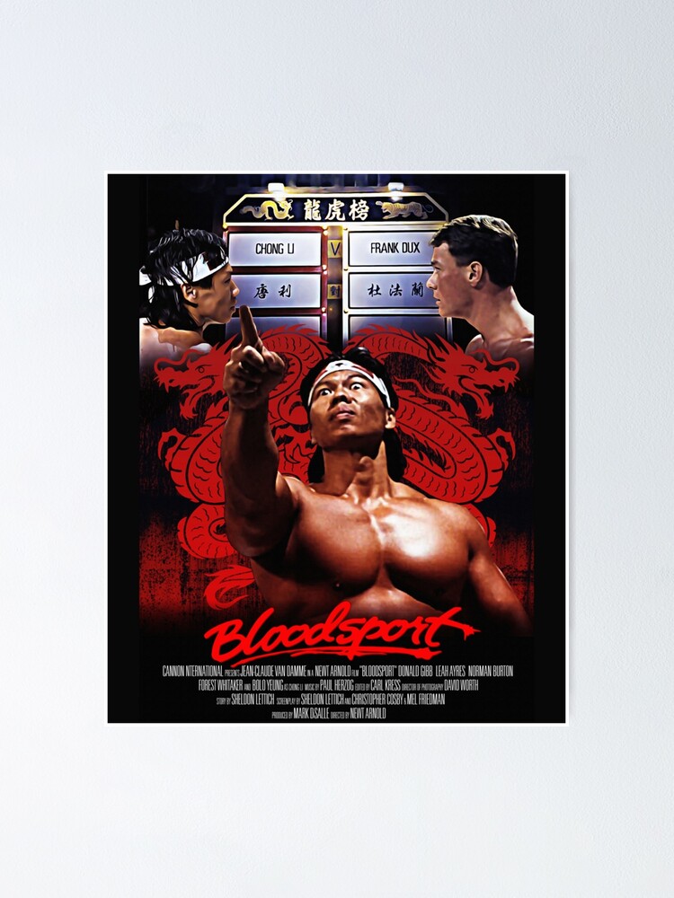 "Bloodsport Chong Li" Poster for Sale by RomanSmitham | Redbubble