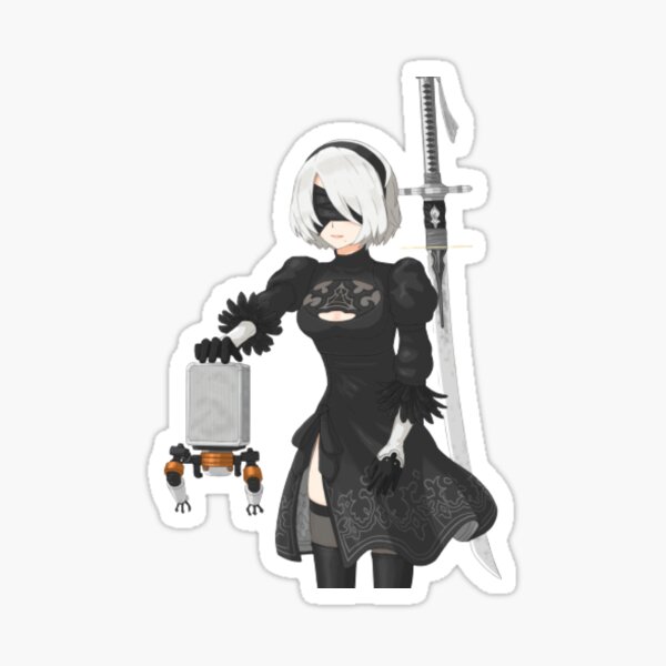 "nier automata anime" Sticker for Sale by samanthafans | Redbubble