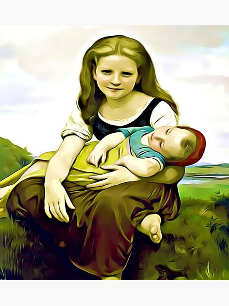 "Big sisters hug" Sticker for Sale by skavic12 | Redbubble