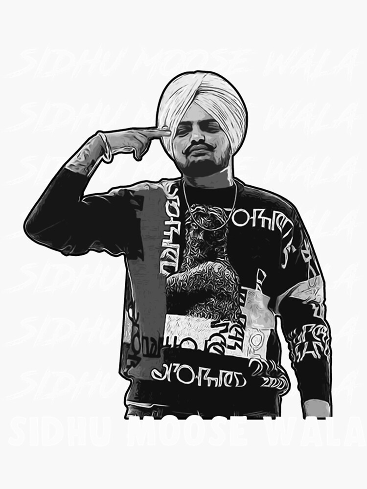 "RIP Sidhu Moose Wala " Sticker for Sale by MileBry1 | Redbubble