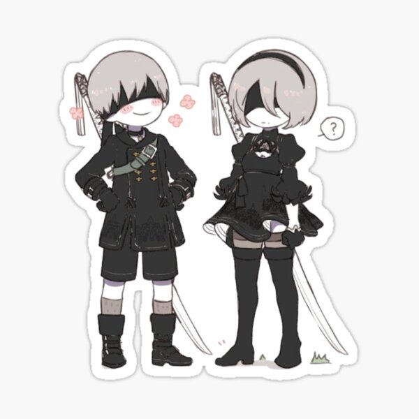 "nier automata anime" Sticker for Sale by samanthafans | Redbubble