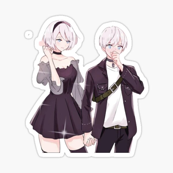 "nier automata anime" Sticker for Sale by samanthafans | Redbubble