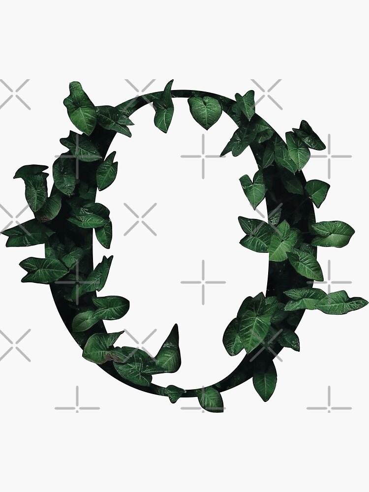 "Letter O" Sticker for Sale by Kalliannaa | Redbubble