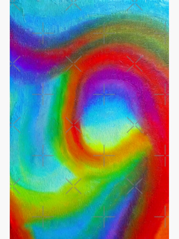 "Rainbow Flow Abstraction" Sticker for Sale by The-Artful-Eye | Redbubble