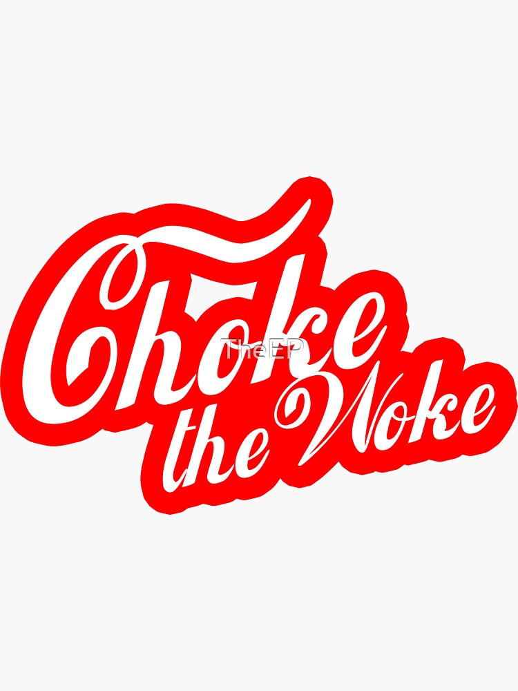 "Choke the Woke BJJ Brazilian jiu-jitsu " Sticker for Sale by TheEP ...